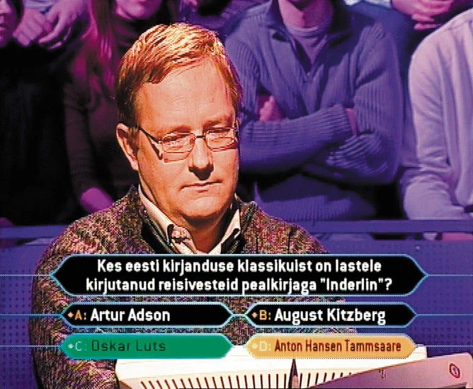 Andres Kund | Who Wants To Be A Millionaire Wiki | Fandom