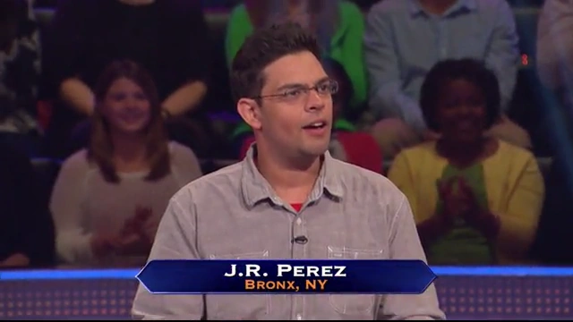 J.R. Perez | Who Wants To Be A Millionaire Wiki | Fandom