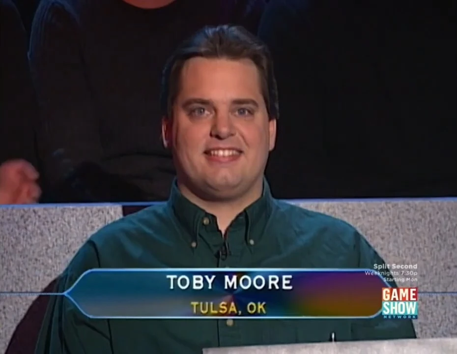 Toby Moore | Who Wants To Be A Millionaire Wiki | Fandom