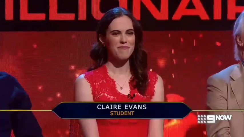 Claire Evans Who Wants To Be A Millionaire Wiki Fandom