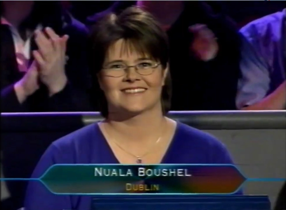 Nuala Boushel | Who Wants To Be A Millionaire Wiki | Fandom