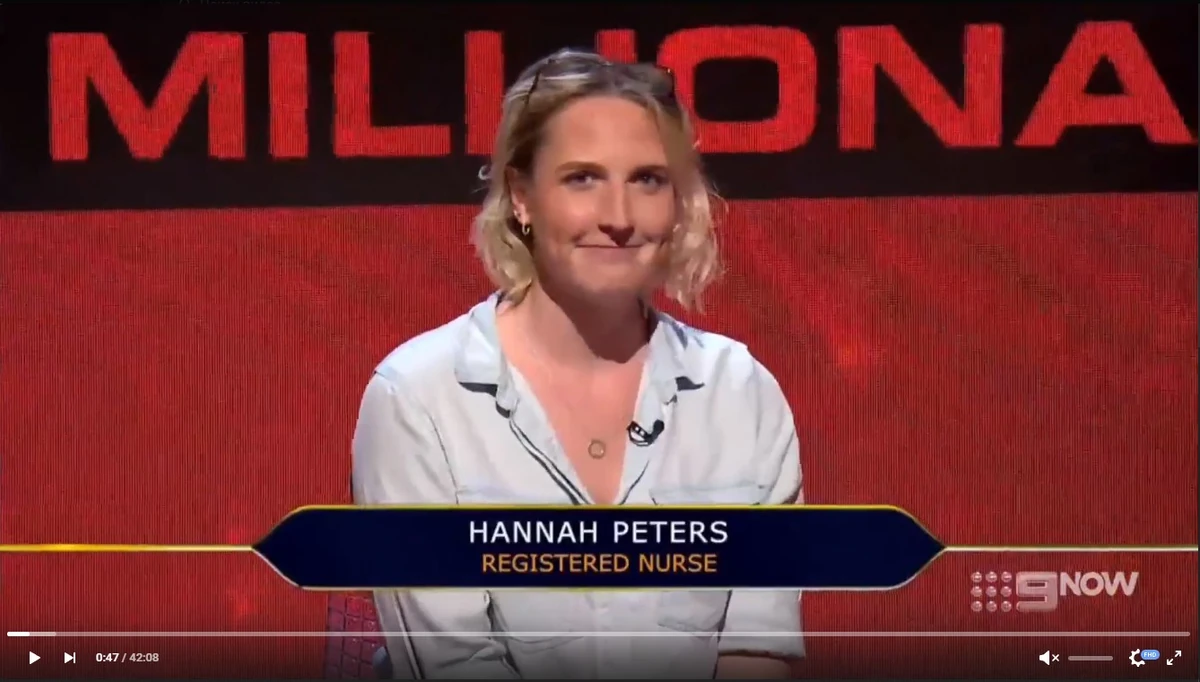 Hannah Peters | Who Wants To Be A Millionaire Wiki | Fandom