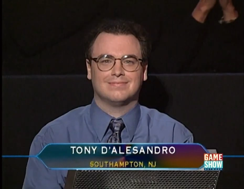 Tony D'Alesandro | Who Wants To Be A Millionaire Wiki | Fandom