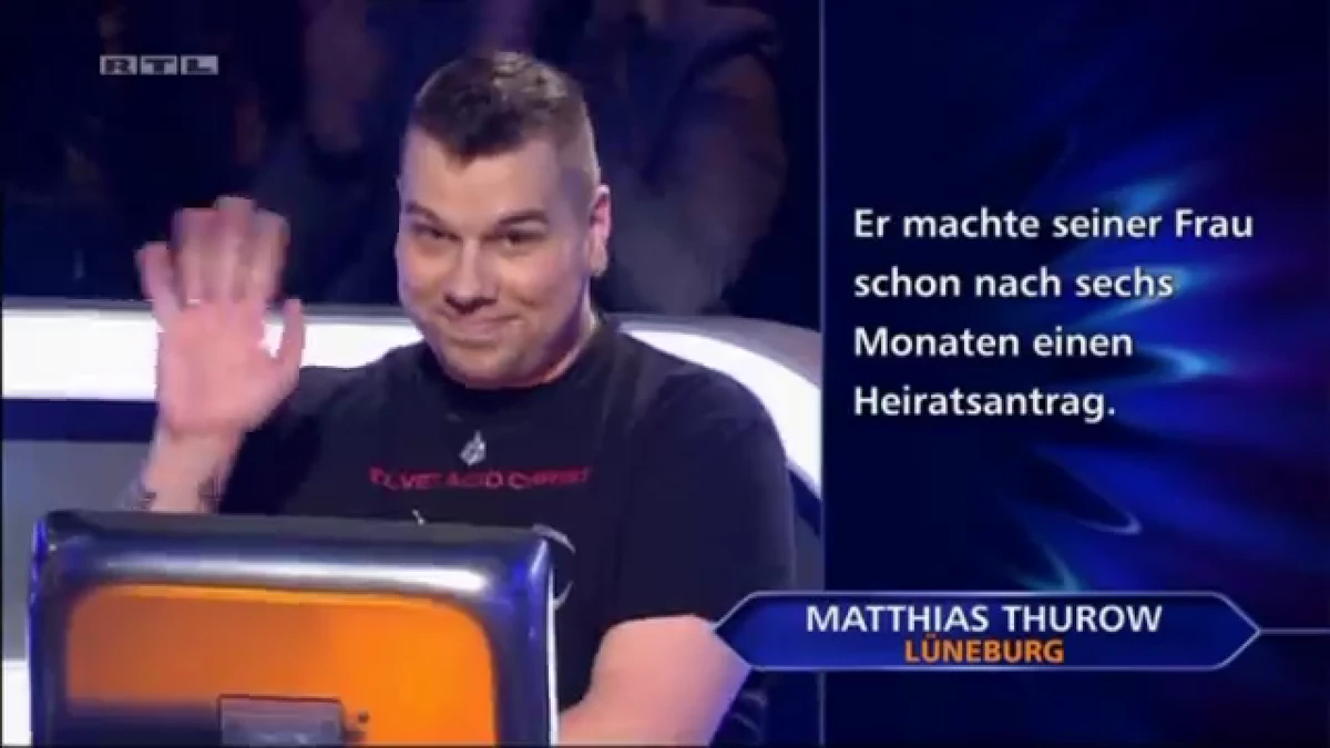 Matthias Thurow | Who Wants To Be A Millionaire Wiki | Fandom