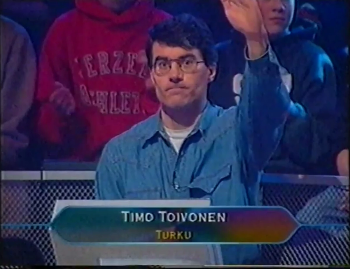 Timo Toivonen | Who Wants To Be A Millionaire Wiki | Fandom