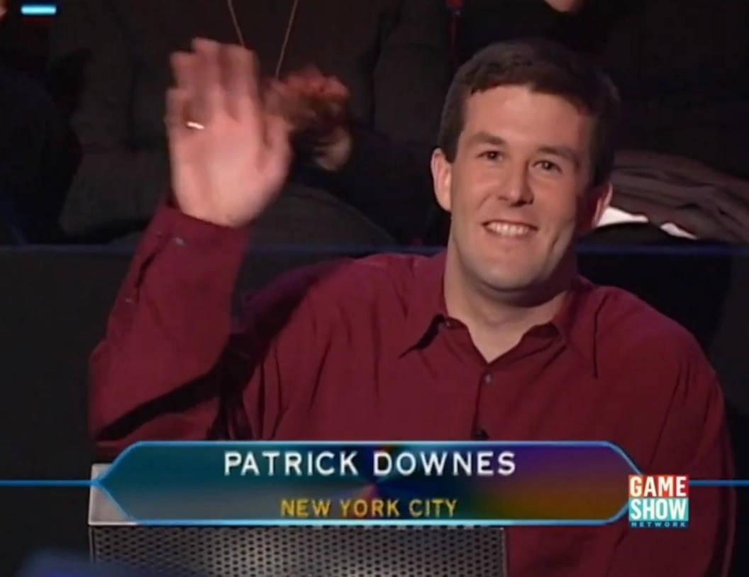 Patrick Downes | Who Wants To Be A Millionaire Wiki | Fandom