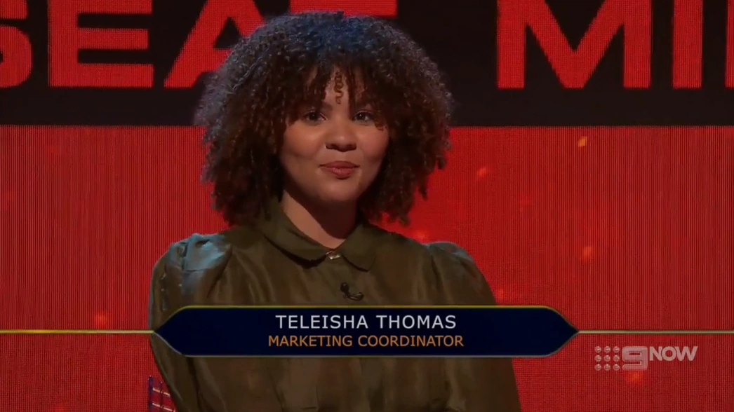 Teleisha Thomas | Who Wants To Be A Millionaire Wiki | Fandom