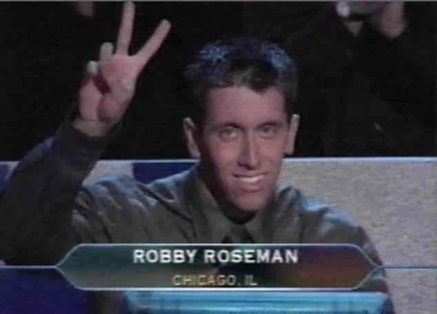 Robby Roseman | Who Wants To Be A Millionaire Wiki | Fandom