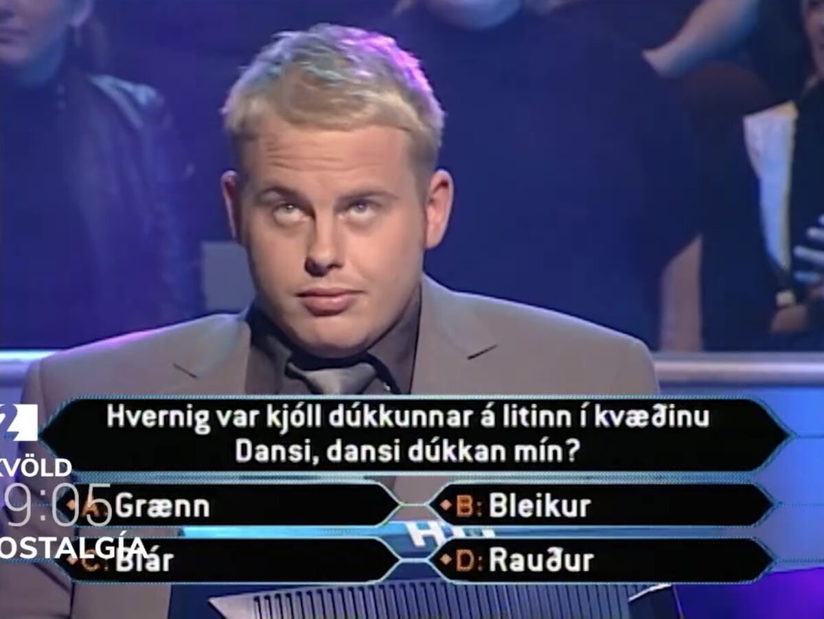 Unknown Contestant Iceland Who Wants To Be A Millionaire Wiki Fandom