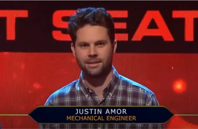 Justin Amor | Who Wants To Be A Millionaire Wiki | Fandom