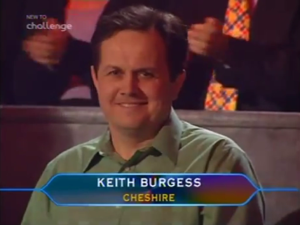 Keith Burgess | Who Wants To Be A Millionaire Wiki | Fandom