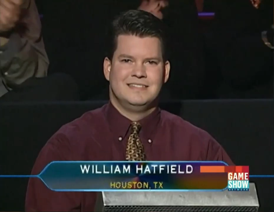 William Hatfield | Who Wants To Be A Millionaire Wiki | Fandom