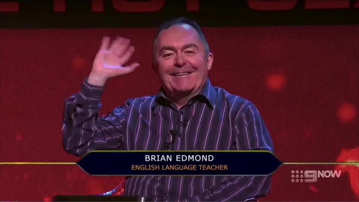 Brian Edmond | Who Wants To Be A Millionaire Wiki | Fandom