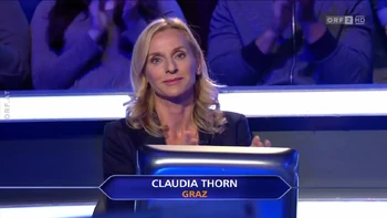 Claudia Thorn | Who Wants To Be A Millionaire Wiki | Fandom