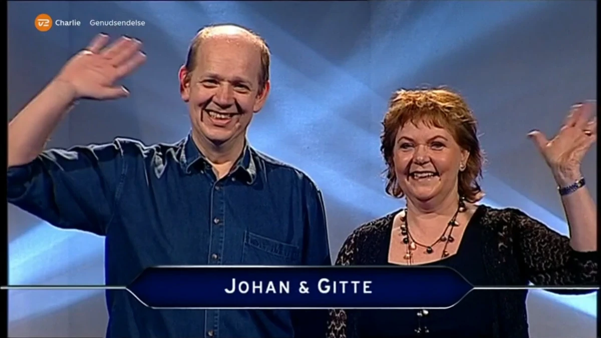 Gitte and Johan | Who Wants To Be A Millionaire Wiki | Fandom
