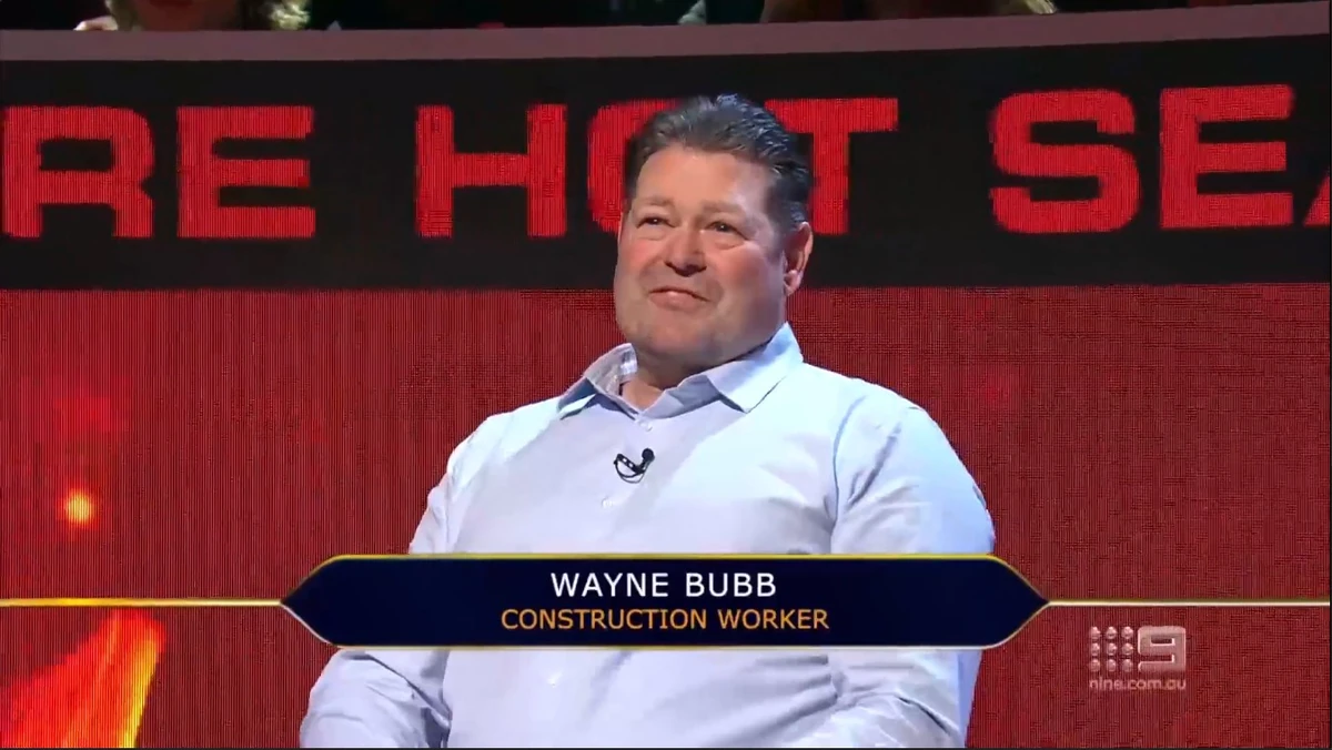 Wayne Bubb | Who Wants To Be A Millionaire Wiki | Fandom