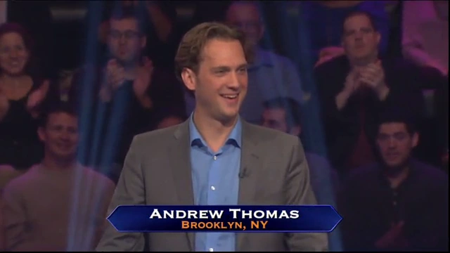 Andrew Thomas (Season 11) | Who Wants To Be A Millionaire Wiki | Fandom