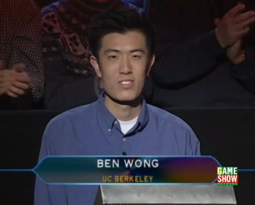 Ben Wong | Who Wants To Be A Millionaire Wiki | Fandom