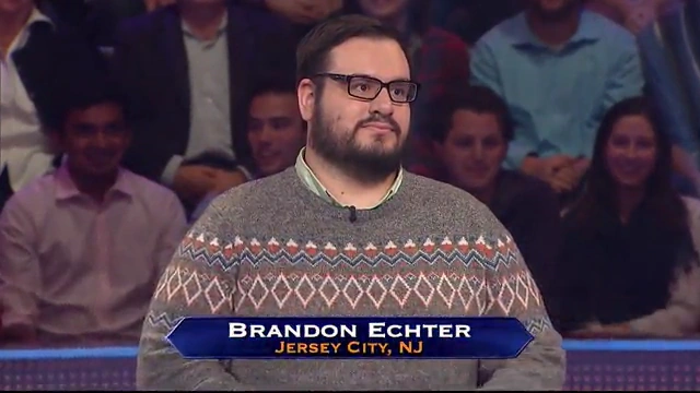 Brandon Echter | Who Wants To Be A Millionaire Wiki | Fandom