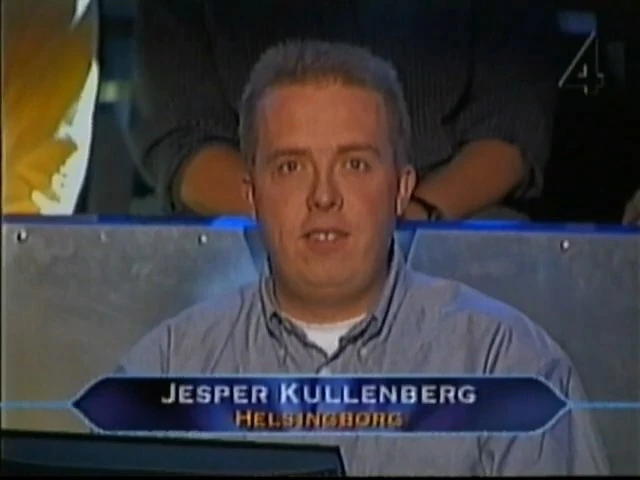 Jesper Kullenberg | Who Wants To Be A Millionaire Wiki | Fandom