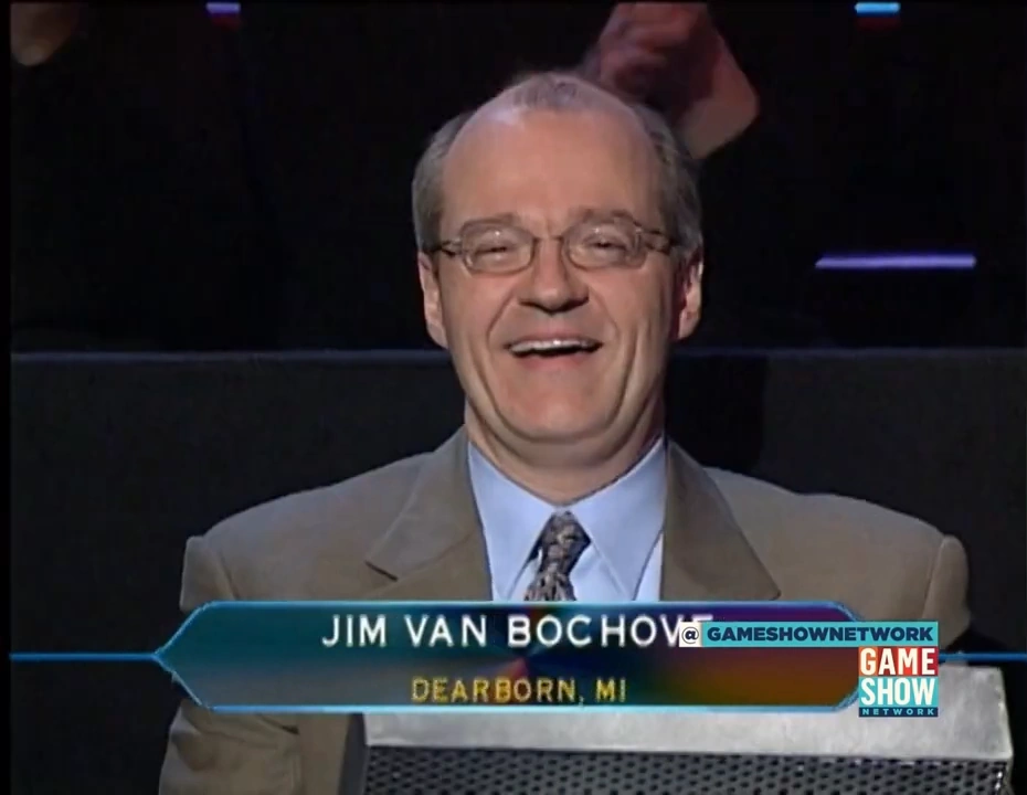 Jim Van Bochove | Who Wants To Be A Millionaire Wiki | Fandom
