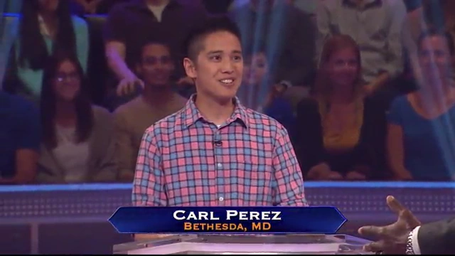 Carl Perez | Who Wants To Be A Millionaire Wiki | Fandom