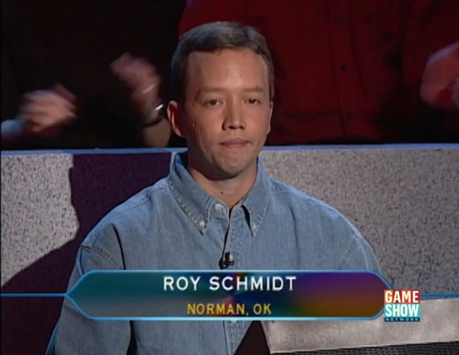 Roy Schmidt | Who Wants To Be A Millionaire Wiki | Fandom