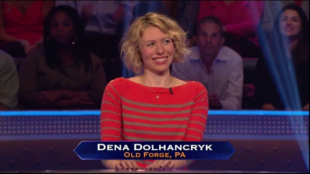 Dena Dolhancryk | Who Wants To Be A Millionaire Wiki | Fandom