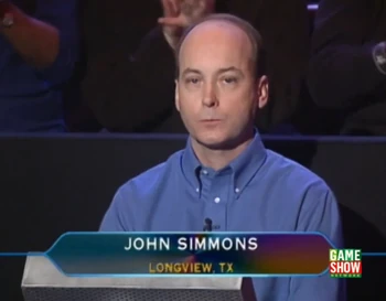 John Simmons | Who Wants To Be A Millionaire Wiki | Fandom