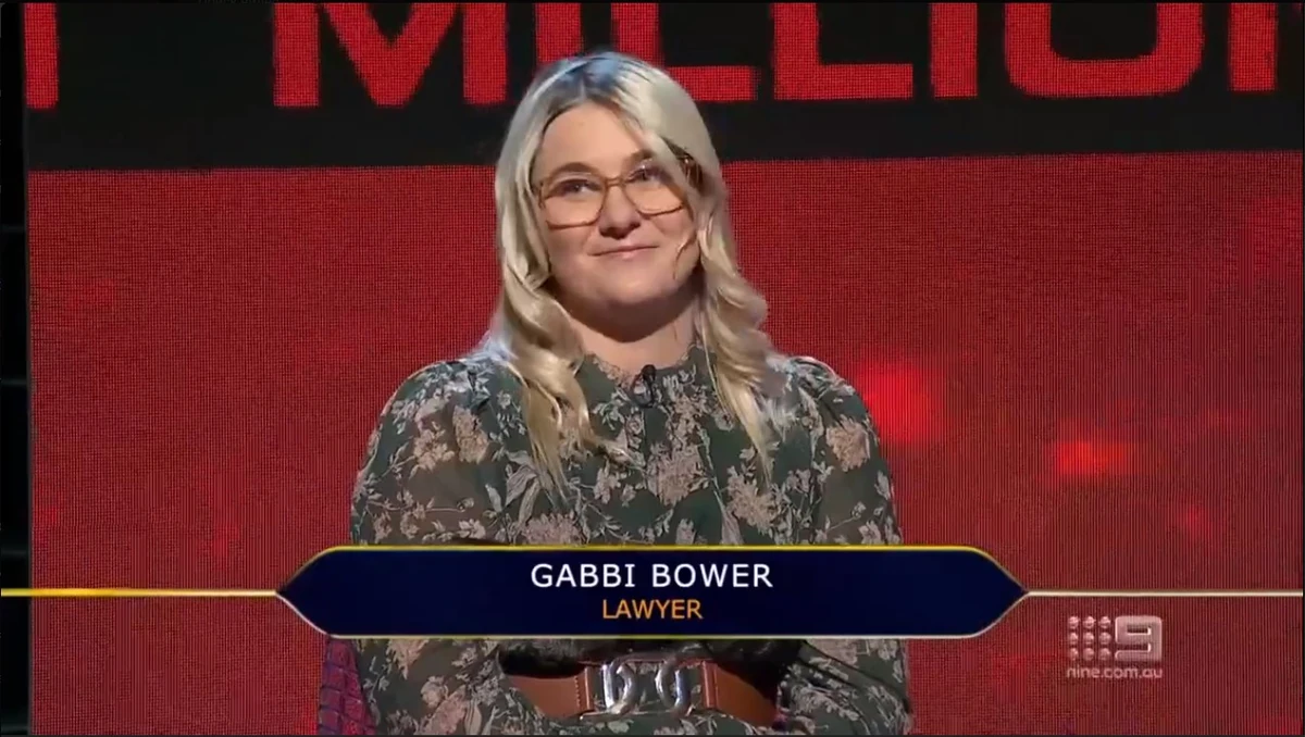 Gabbi Bower | Who Wants To Be A Millionaire Wiki | Fandom