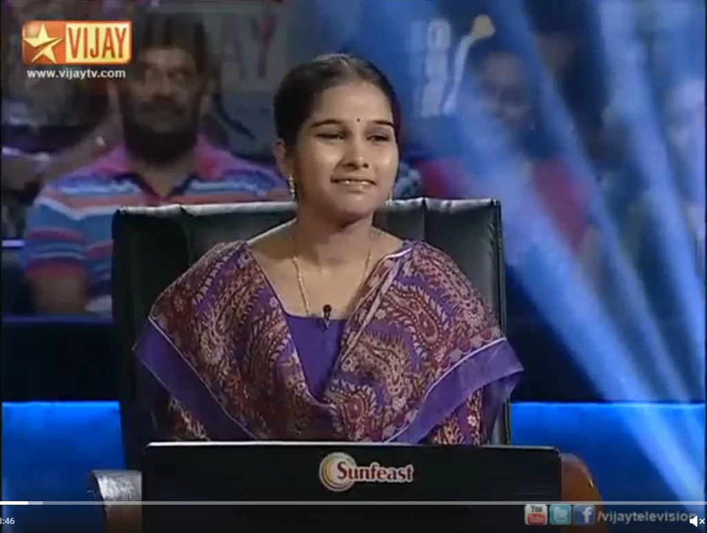 Suganya (2) | Who Wants To Be A Millionaire Wiki | Fandom