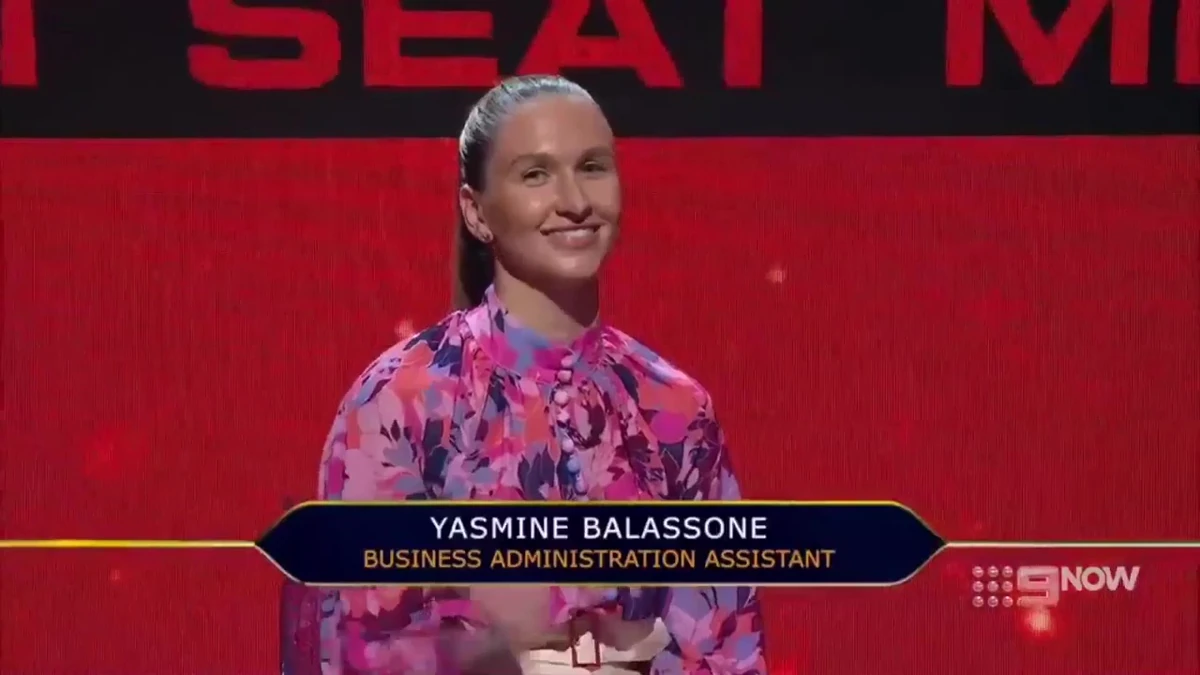 Yasmine Balassone | Who Wants To Be A Millionaire Wiki | Fandom