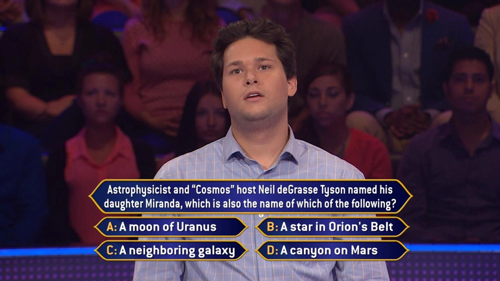 Zack Tolmie | Who Wants To Be A Millionaire Wiki | Fandom