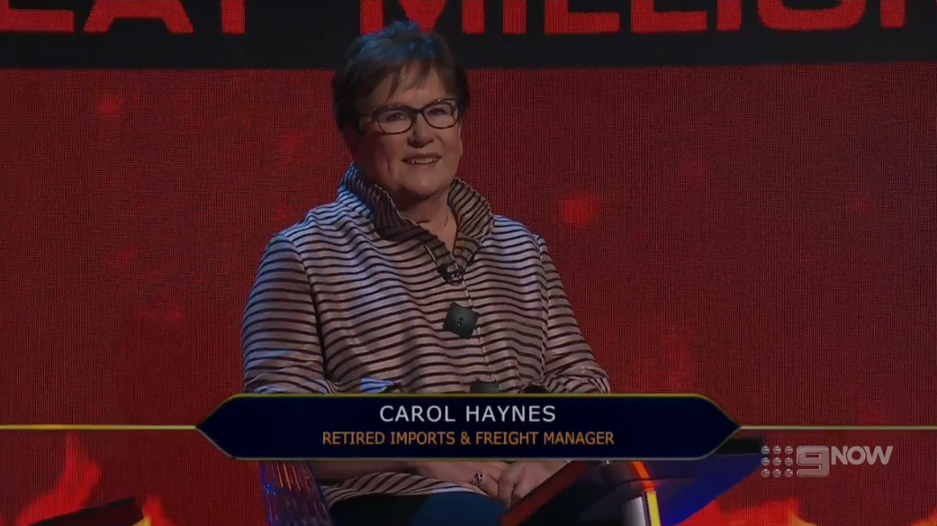 Carol Haynes Who Wants To Be A Millionaire Wiki Fandom