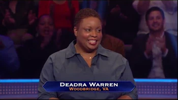 Deadra Warren | Who Wants To Be A Millionaire Wiki | Fandom