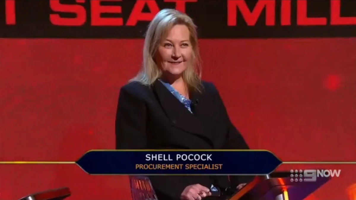 Shell Pocock | Who Wants To Be A Millionaire Wiki | Fandom