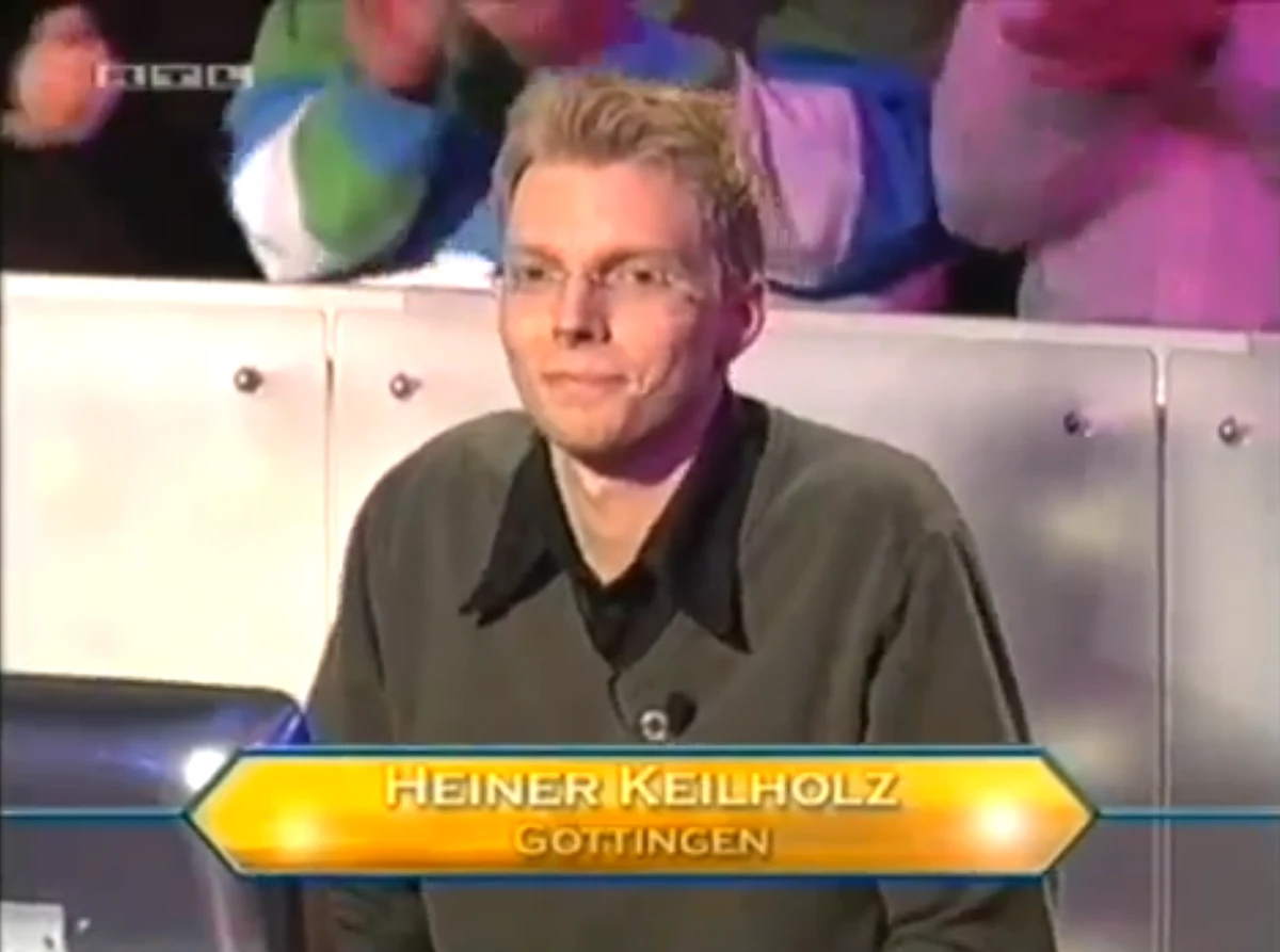 Heiner Keilholz | Who Wants To Be A Millionaire Wiki | Fandom