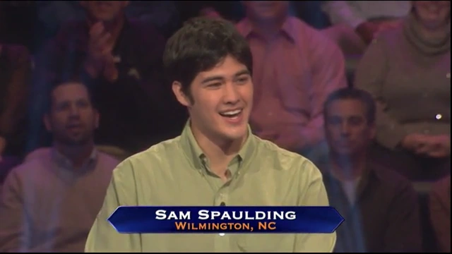 Sam Spaulding | Who Wants To Be A Millionaire Wiki | Fandom