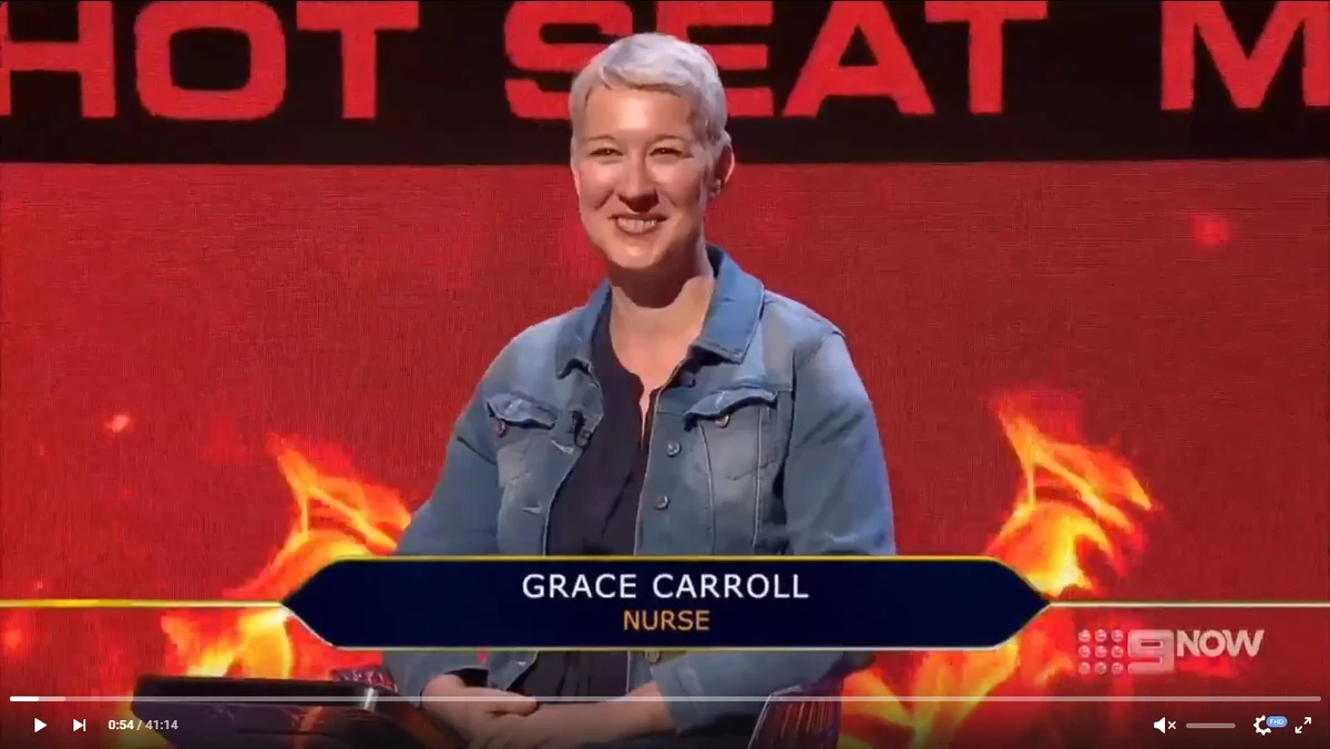 Grace Carroll | Who Wants To Be A Millionaire Wiki | Fandom