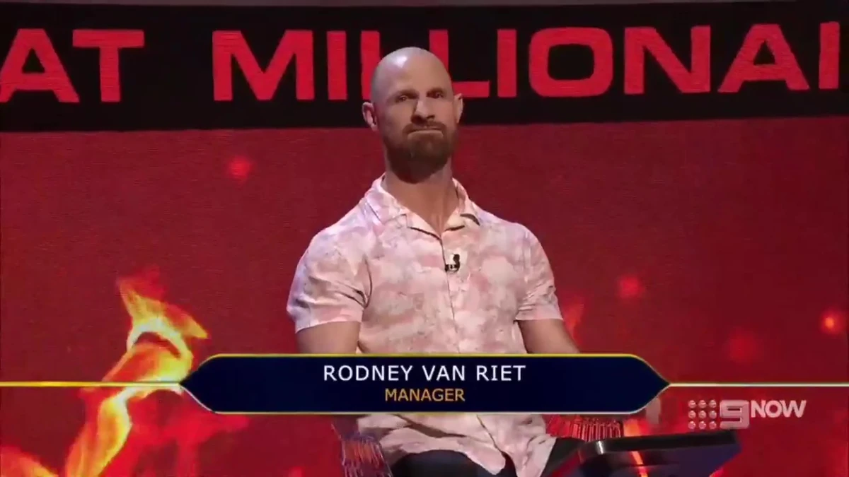 Rodney Van Riet | Who Wants To Be A Millionaire Wiki | Fandom
