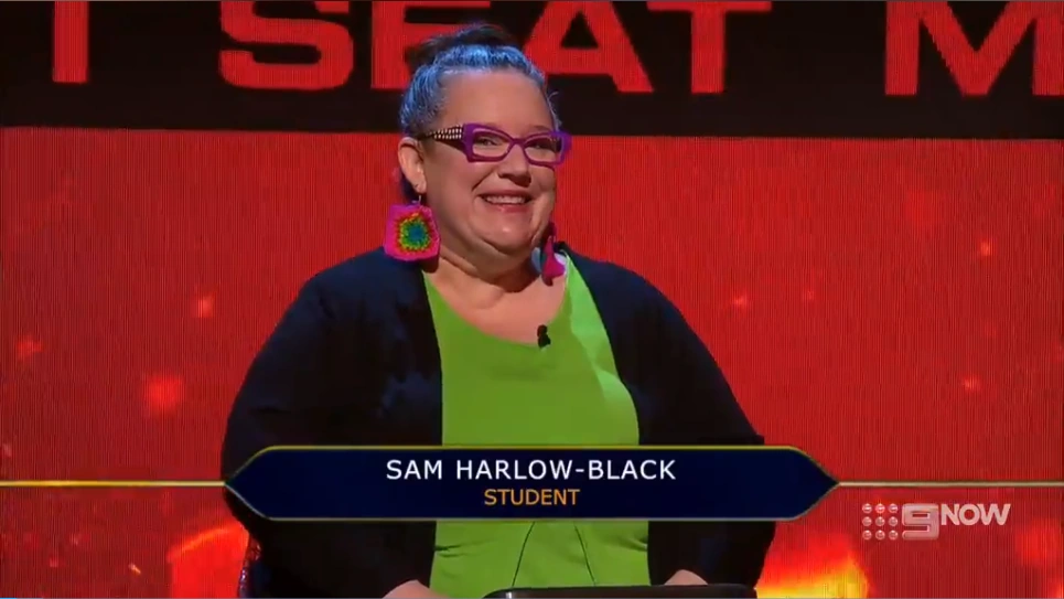 Sam Harlow-Black | Who Wants To Be A Millionaire Wiki | Fandom