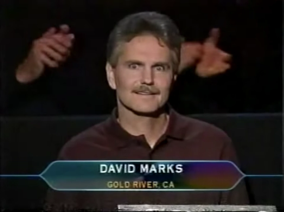 David Marks | Who Wants To Be A Millionaire Wiki | Fandom
