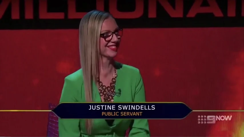 Justine Swindells | Who Wants To Be A Millionaire Wiki | Fandom