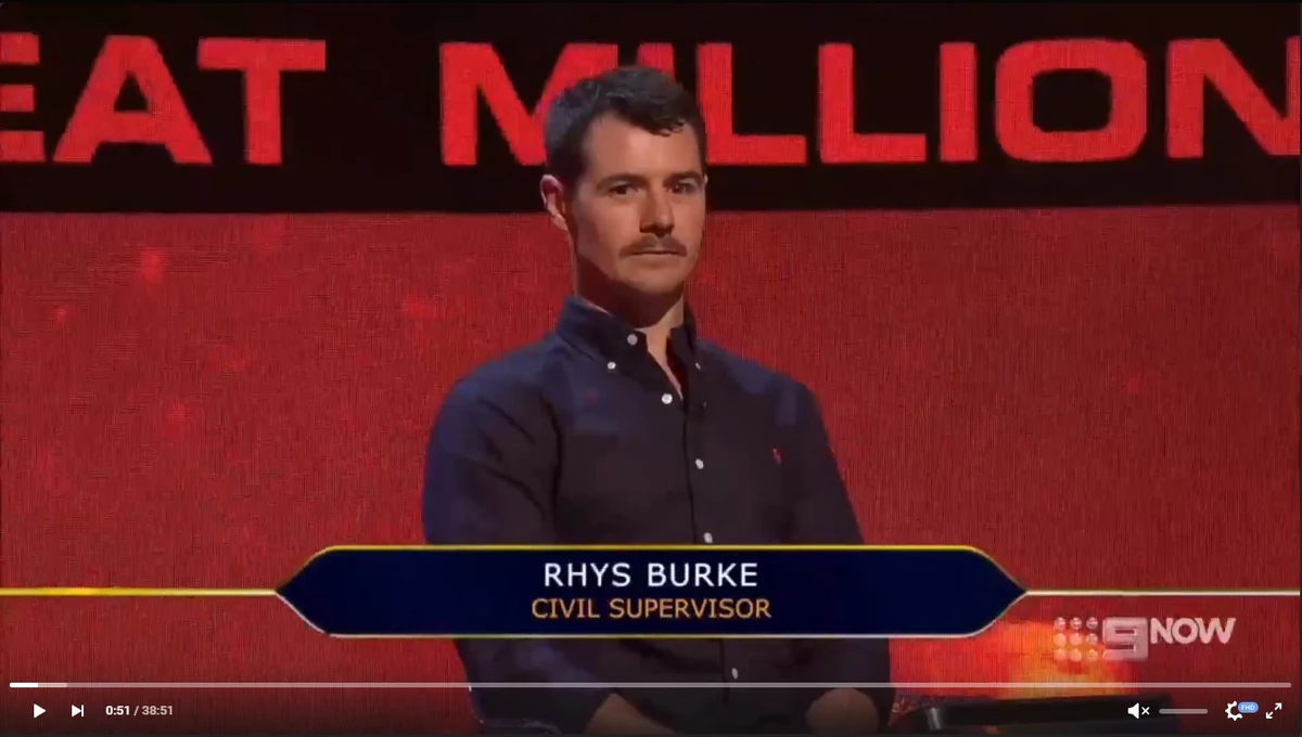Rhys Burke | Who Wants To Be A Millionaire Wiki | Fandom