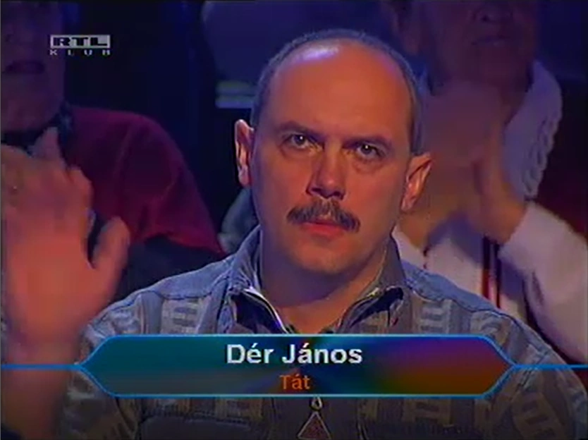 Dér János | Who Wants To Be A Millionaire Wiki | Fandom