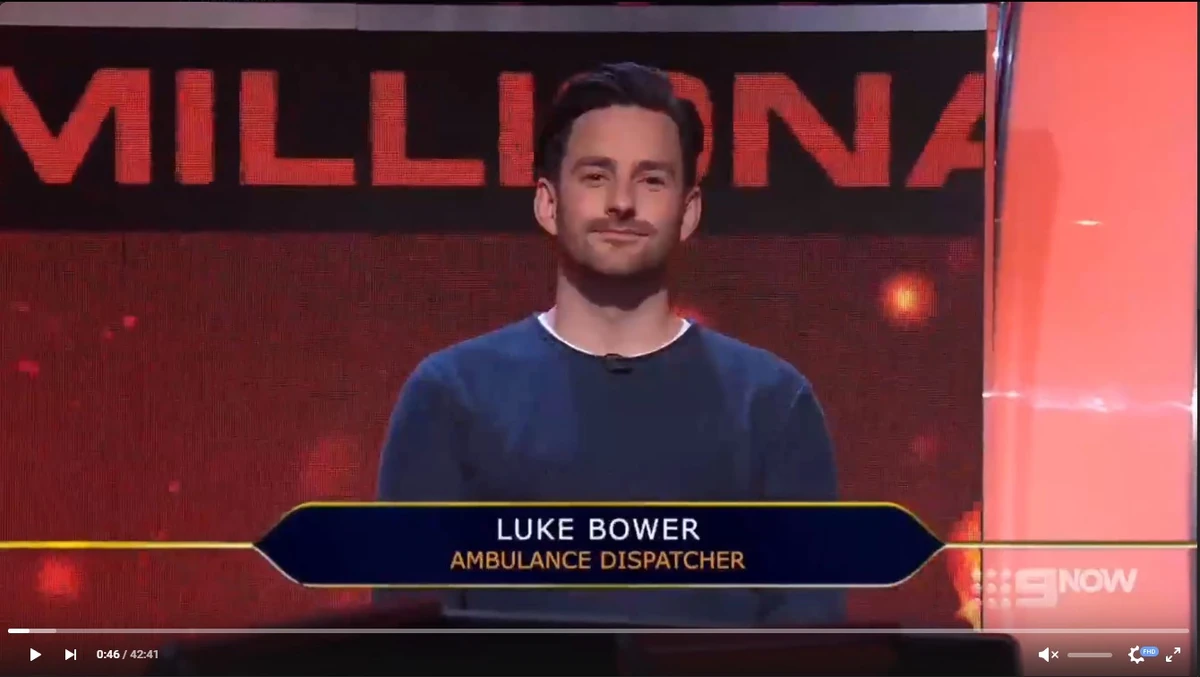 Luke Bower | Who Wants To Be A Millionaire Wiki | Fandom
