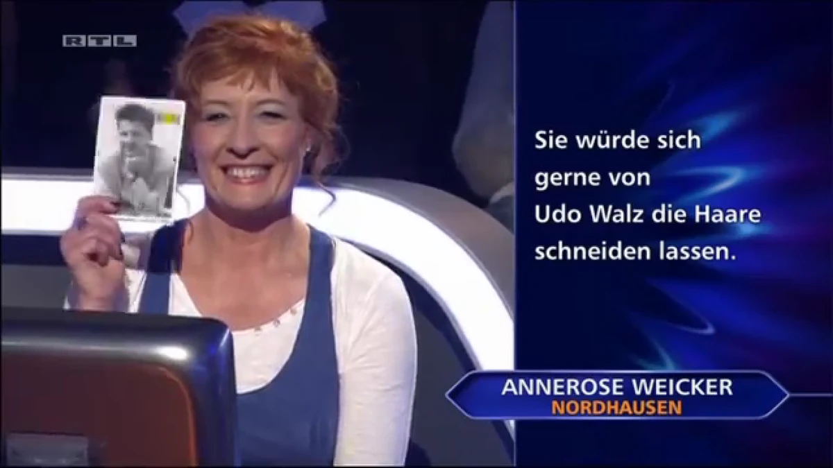 Annerose Weicker | Who Wants To Be A Millionaire Wiki | Fandom