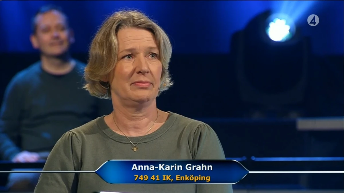 Anna-Karin Grahn | Who Wants To Be A Millionaire Wiki | Fandom