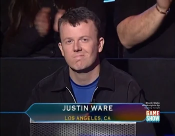 Justin Ware | Who Wants To Be A Millionaire Wiki | Fandom