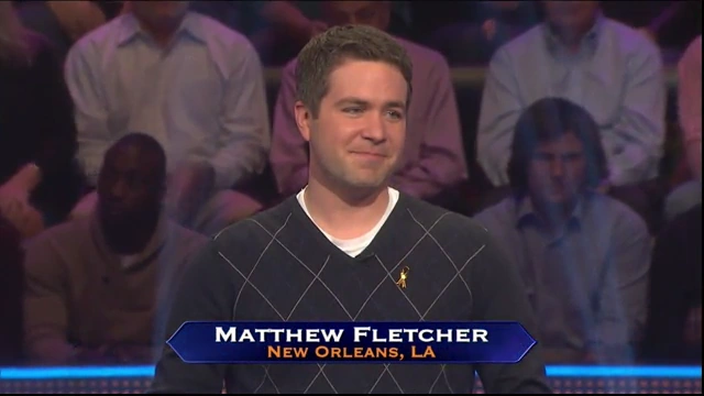 Matthew Fletcher | Who Wants To Be A Millionaire Wiki | Fandom
